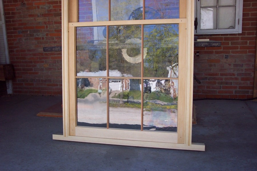 Identical replication Sash and Frame for 1840s Federal-style house