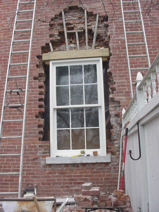 Identical replication Sash and Frame for 1840s Federal-style house